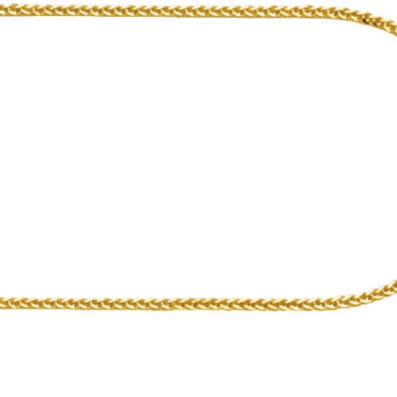 Element Shine | Jewelry | 4k Solid Yellow Gold Square Wheat Chain ...